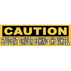 Student Driver Car Decals in Beginner Drivers Car Decals - Walmart.com