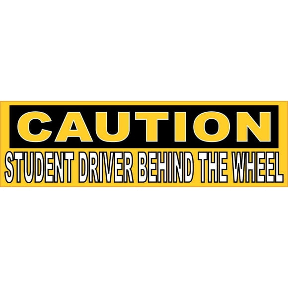 Student Driver Car Decals in Beginner Drivers Car Decals - Walmart.com