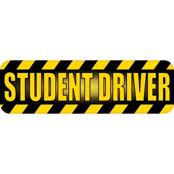 Student Driver Car Decals in Beginner Drivers Car Decals - Walmart.com