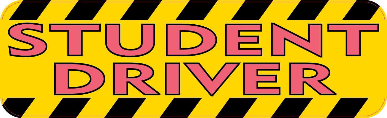 10in x3in Student Driver Magnet Car Door Magnetic Truck Sign Magnets ...