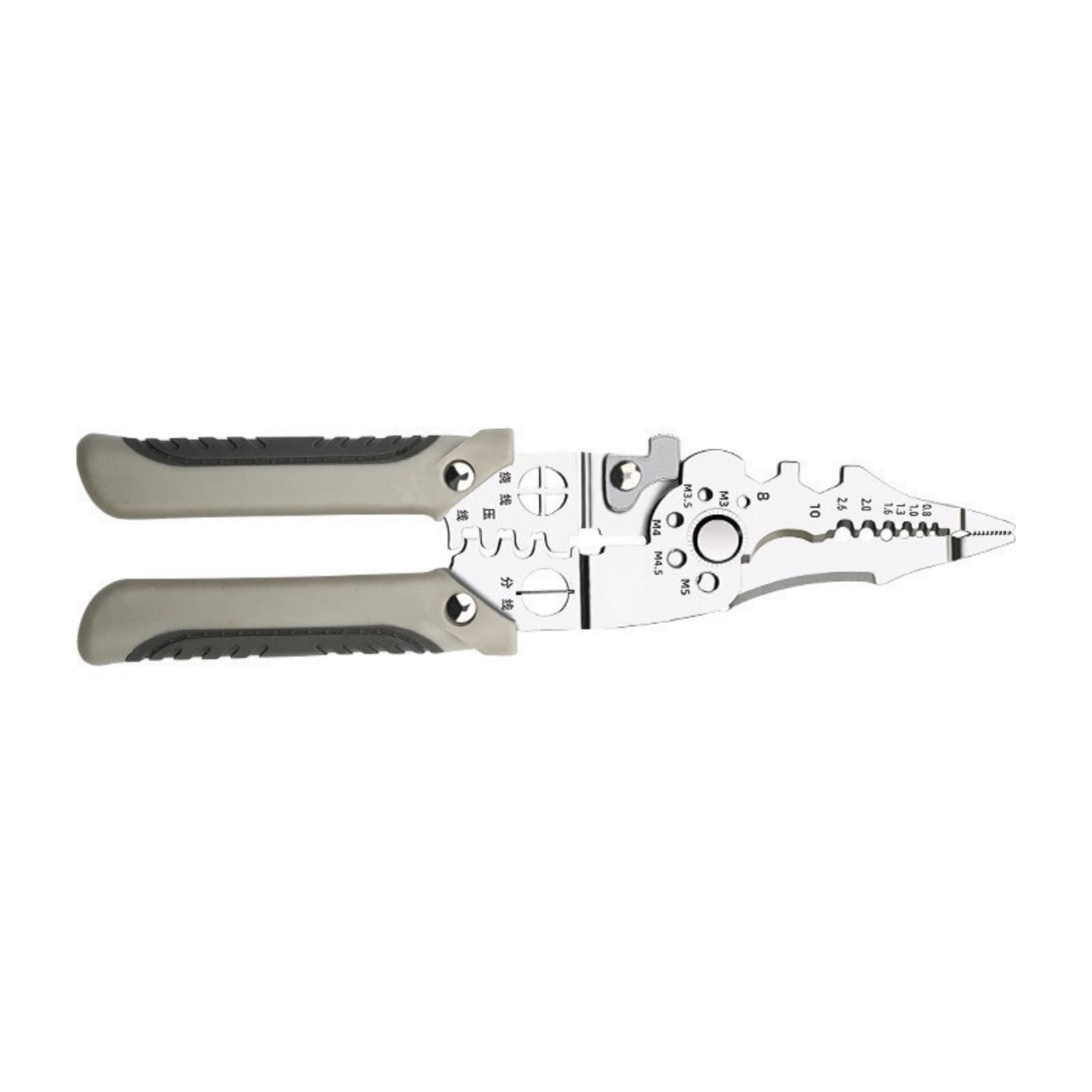 10in1 Multifunctional Wire Stripper Crimper Cable Cutter Plier ...