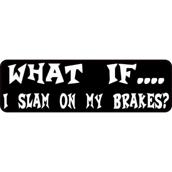 Funny Bumper Stickers About Tailgating