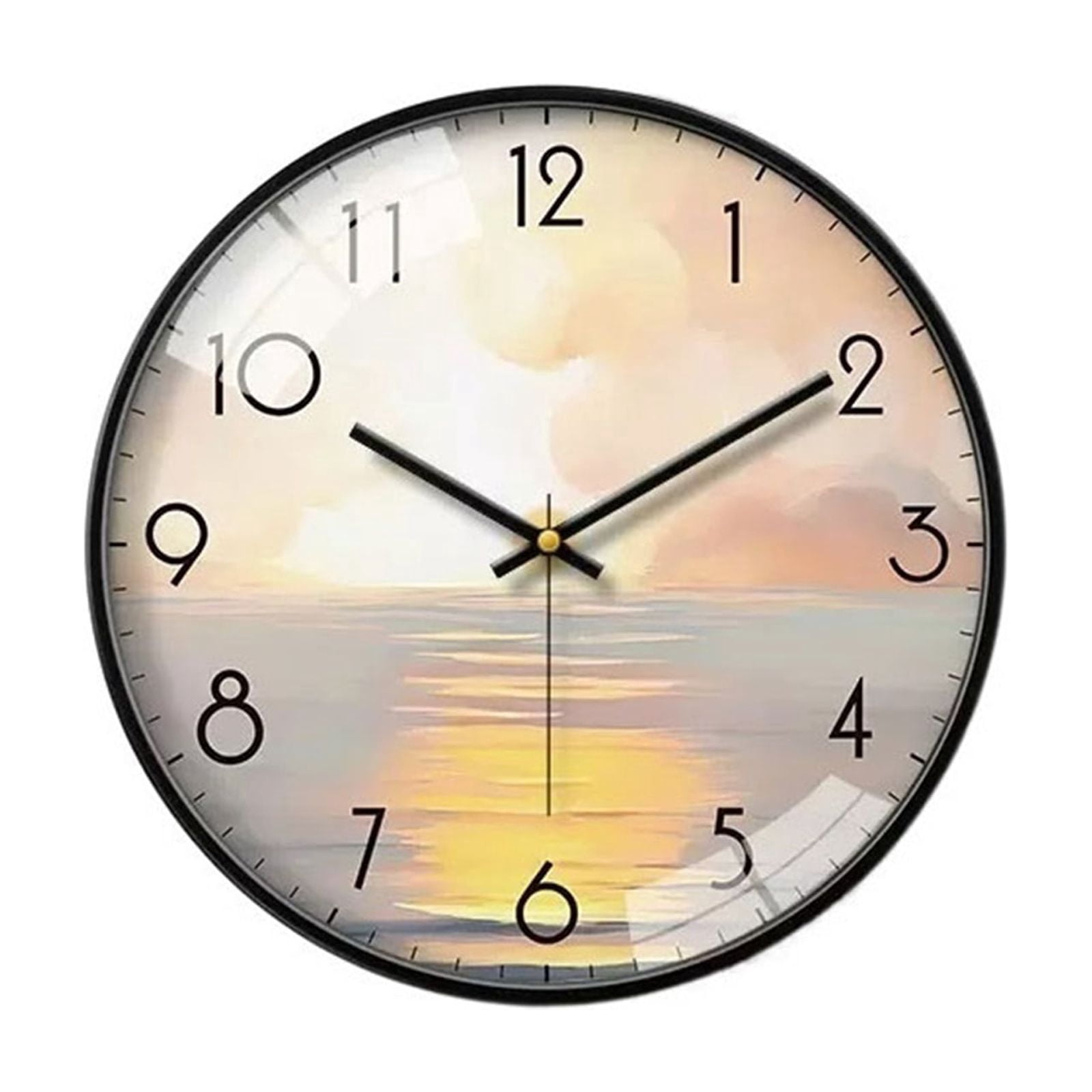 10inch/12inch/14inch Minimalist Circular European Wall Clock Modern and ...