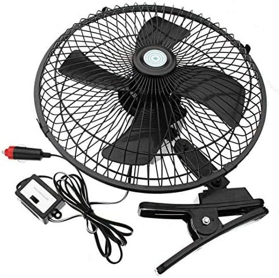 10inch 24V Car Truck Home Electric Air Fan 2 Speed Airflow Desk Fans ...