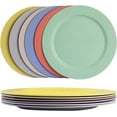 10inch/6pcs Dishwasher & Microwave Safe Wheat Straw Plates ...