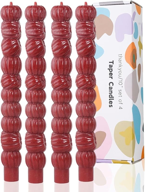 10inch Chinoiserie Taper Candles Blue and White Willow Decorative ...