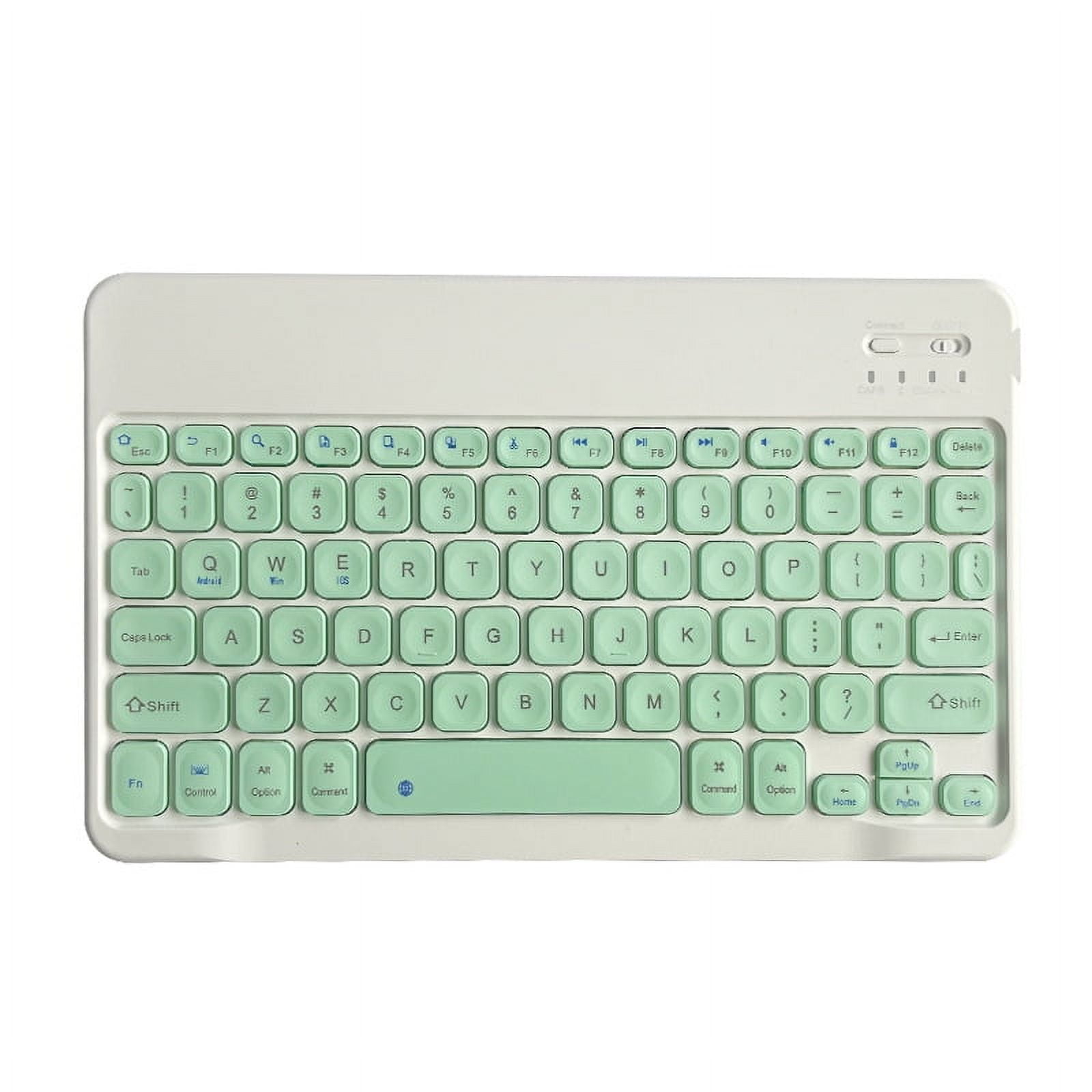 10inch Round Cap Bluetooth Keyboard for ipad 9.7" 10.2" 10.9" 11 ...