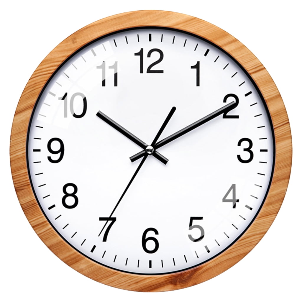 10inch Solid Wood Wall Clocks, Creative Round Designs for Any Room ...