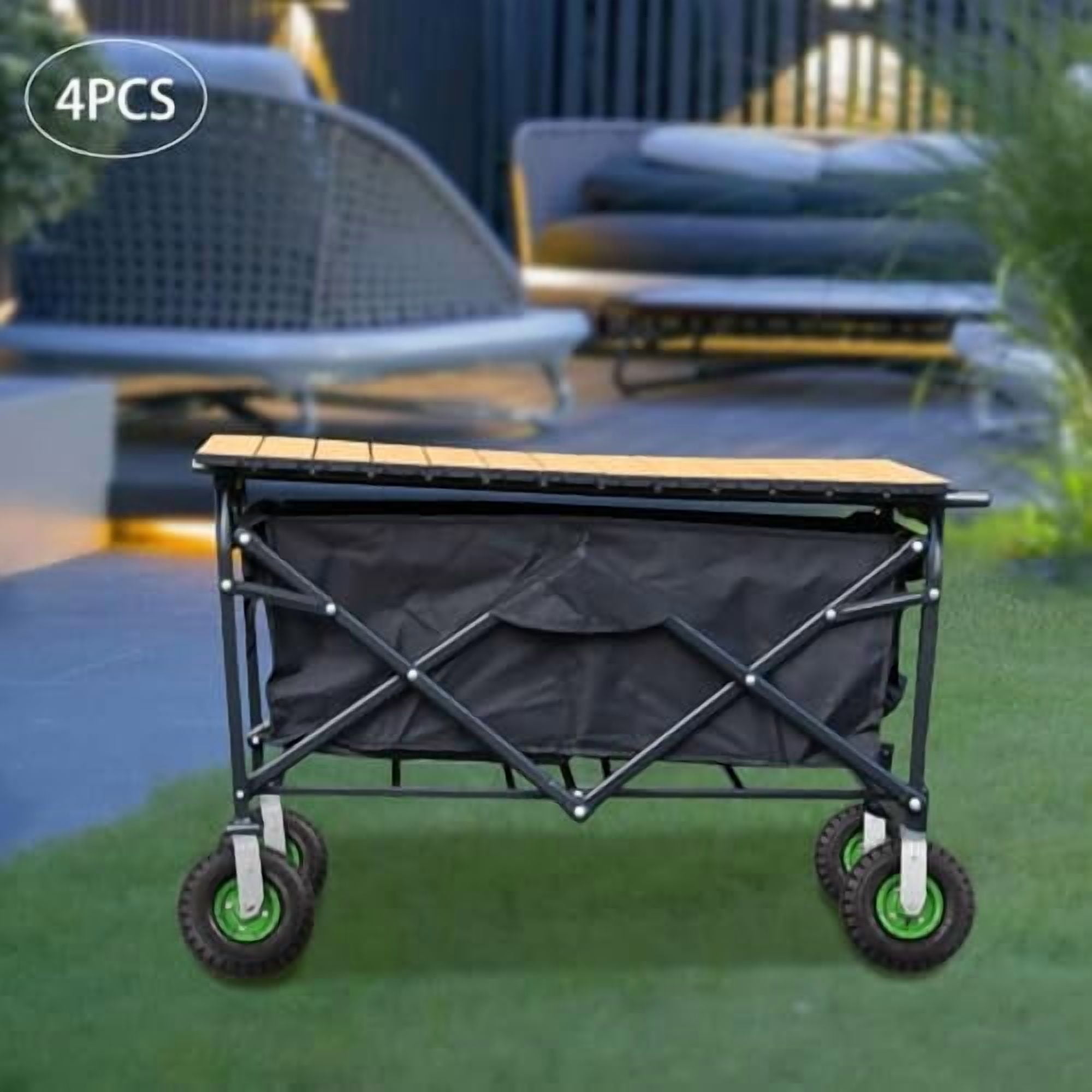 10inch Swivel Pneumatic Casters, Set of 4 Heavy Duty Pneumatic Air Tire ...