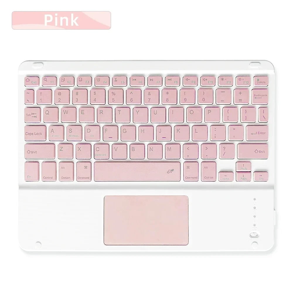 10inch Wireless Bluetooth Spanish Keyboard Desktop Office Wireless ...