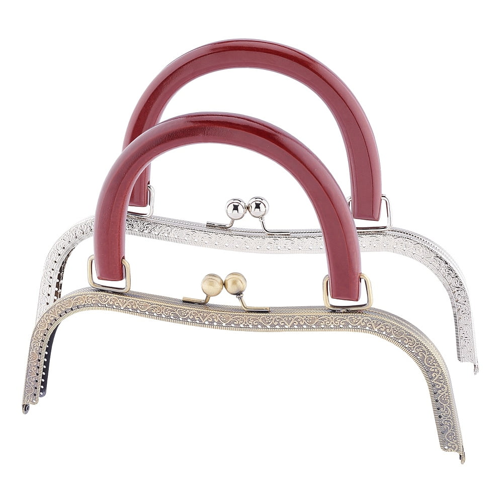 10inch bag Clasp Frame Large Metal Purse Frame Kiss Clasp Lock bag ...