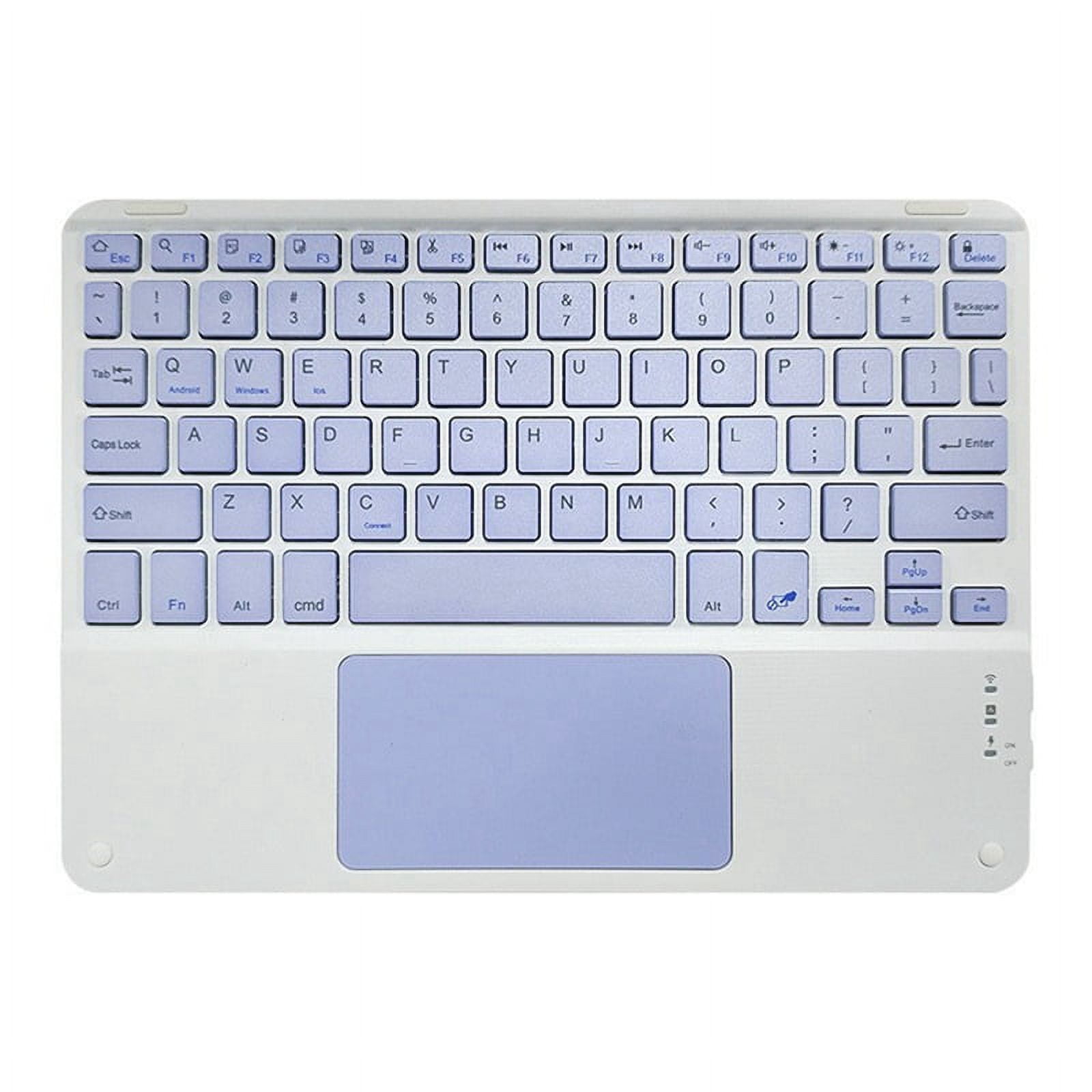 10inches Touchpad Bluetooth Keyboard Compatible with , IPadOS, Android ...