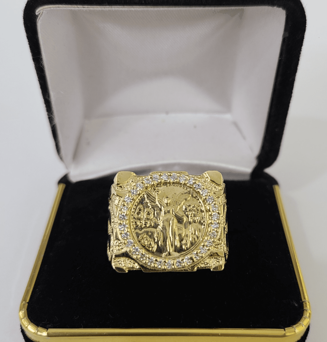 10k 50 Pesos Centenario Ring Yellow Gold Men Real Genuine All Sizes ...