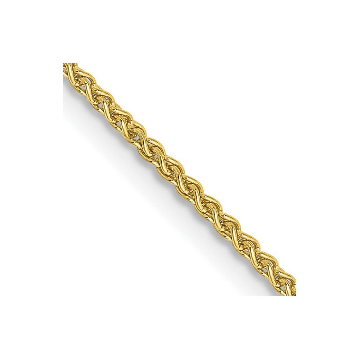 10k Gold 1.25mm Spiga Chain Necklace 22 Inch - 3.4 Grams - Chain ...