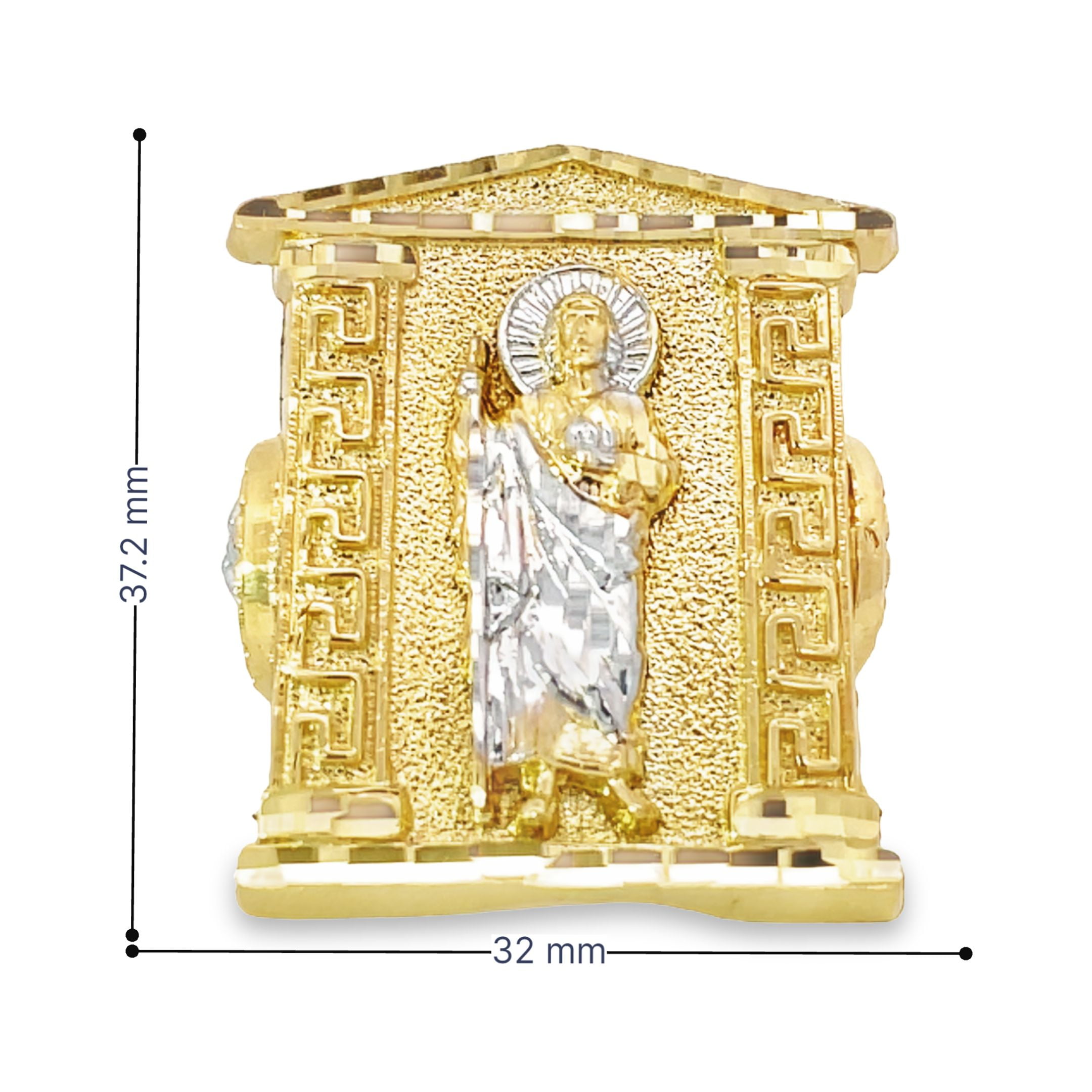 10k Gold Big St Jude Ring - Walmart.com