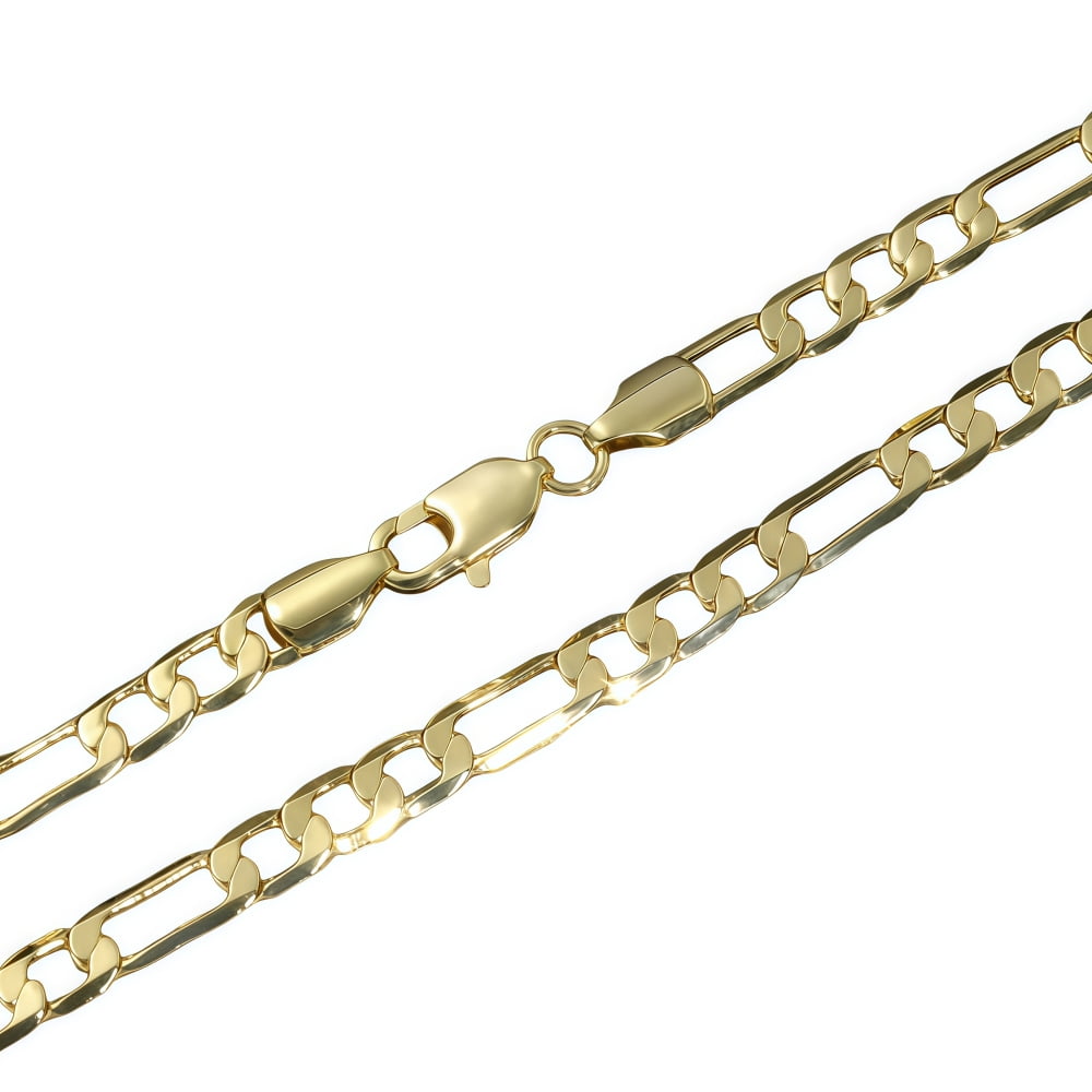 10k Real Gold Necklace for Men Women, Real Solid 10k Yellow Gold Chain ...
