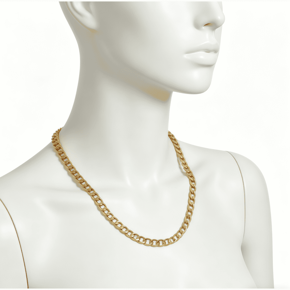10k Real Gold Necklace for Women, Real Solid Yellow Gold Chain, 4mm and ...