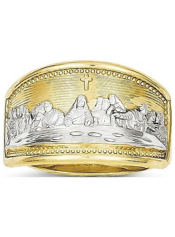 Last Supper Gold Ring