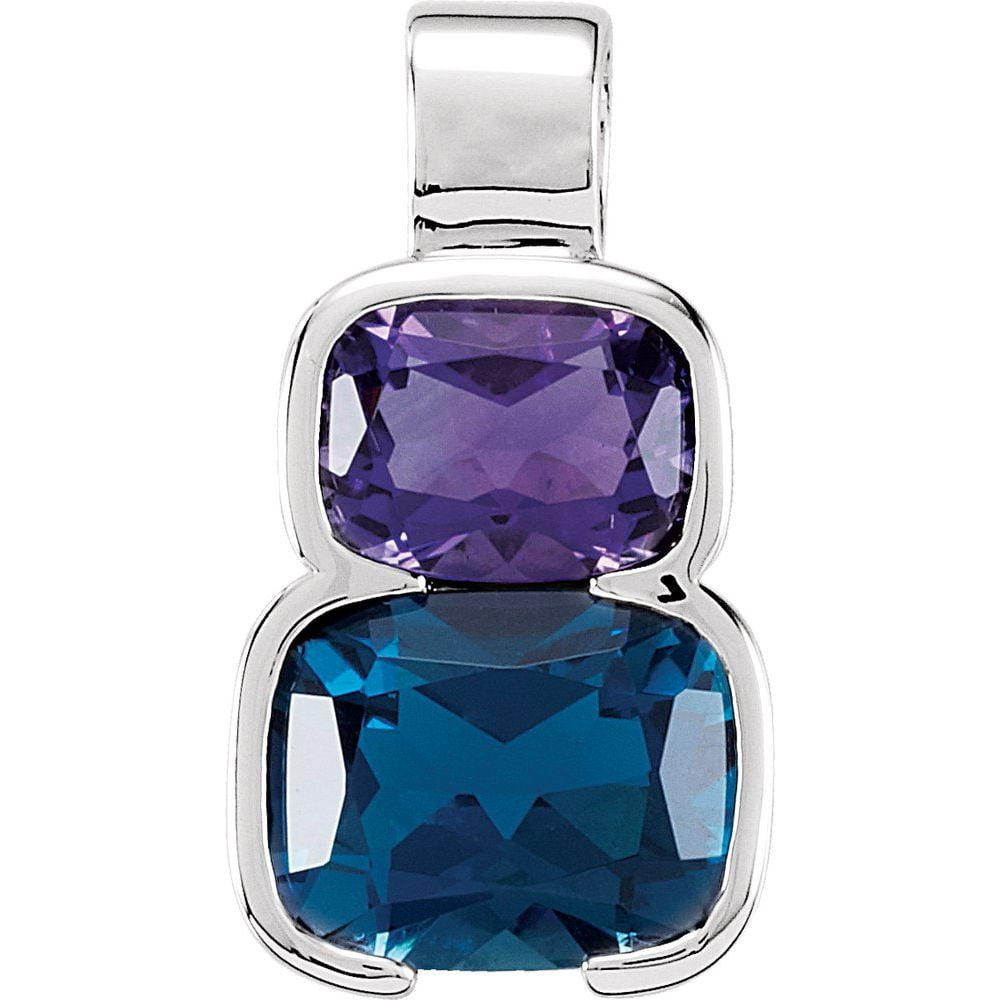 10k Rose Gold Pendant With Bail for Cushion Cut Center Fine Jewelry for Women Gifts for Her ...