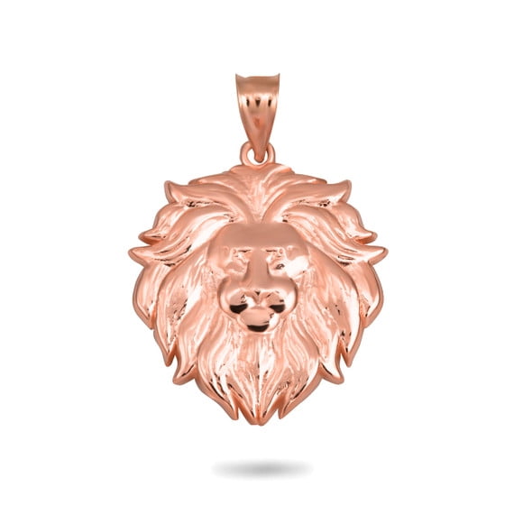 10k Rose Gold Zodiac Symbol Pendant Necklace Leo (18 Inches) - Walmart.com