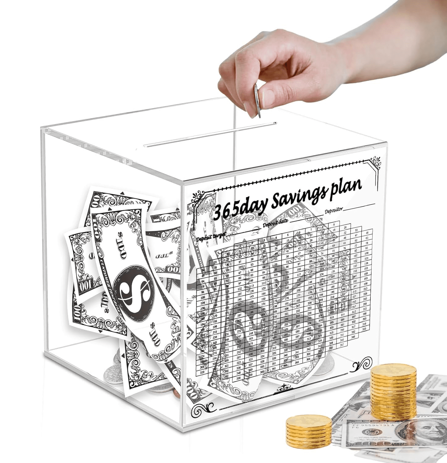 10k Smash Box for Money, Smashbox for Saving Money Box for Cash Saving ...