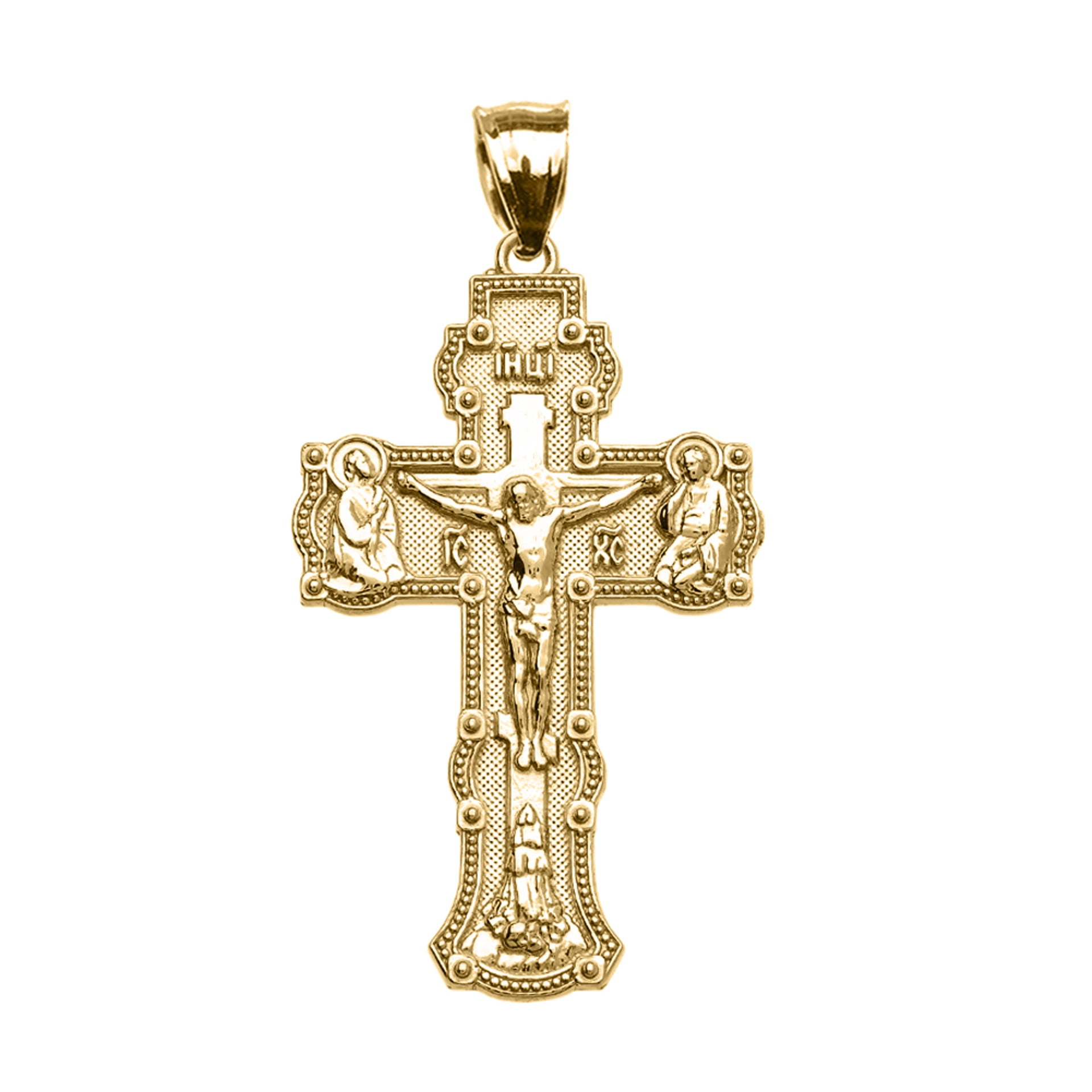 10k Solid Yellow Gold Elegant Russian Orthodox IC XC NIKA Save and ...