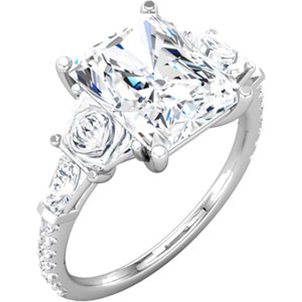 10k White Gold 1.3mm Round Matching Bridal Wedding Engagement Band Ring ...