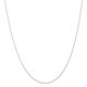 10k White Gold .5 mm Carded Cable Rope Chain - Walmart.com