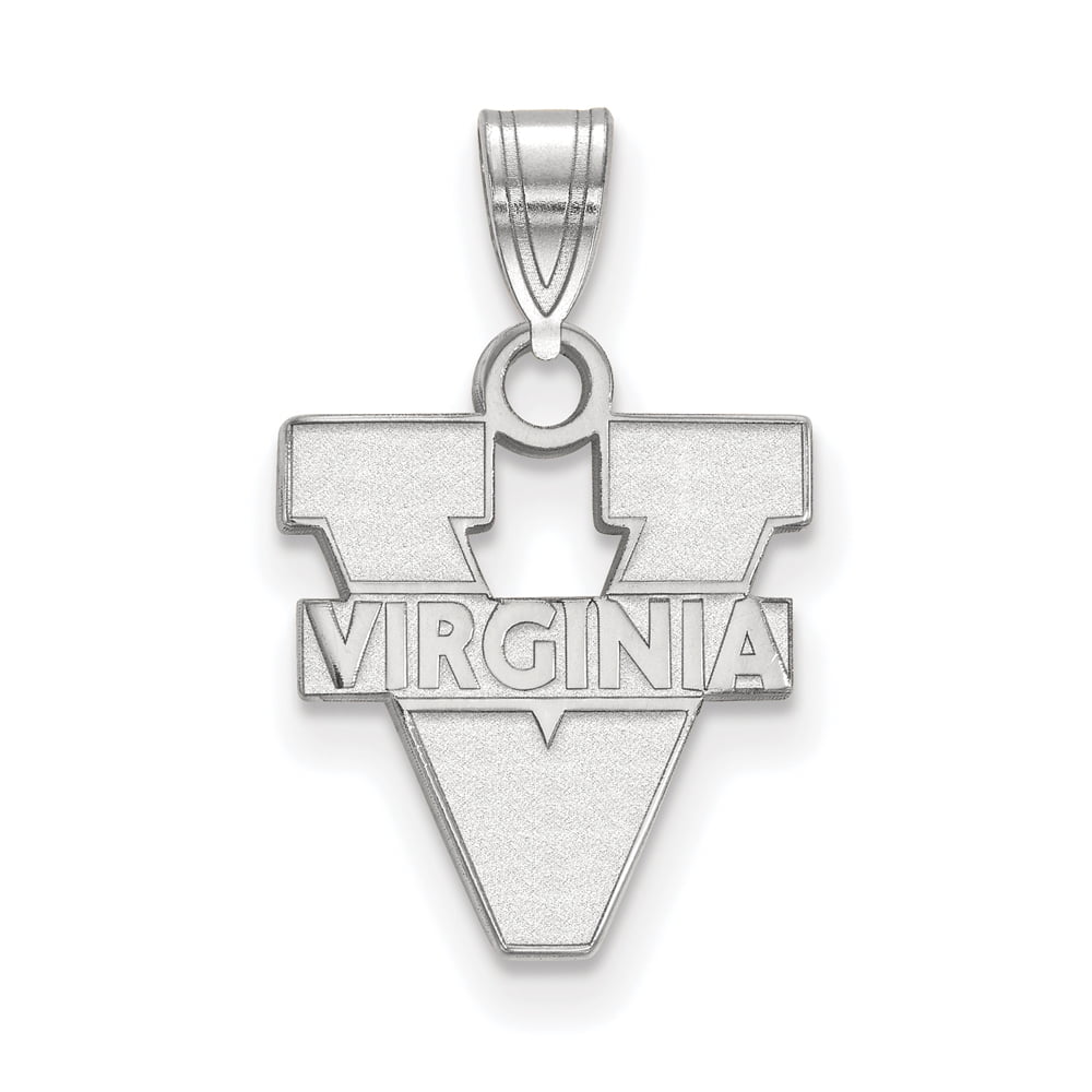10k White Gold LogoArt University of Virginia Small Pendant Q1W002UVA ...