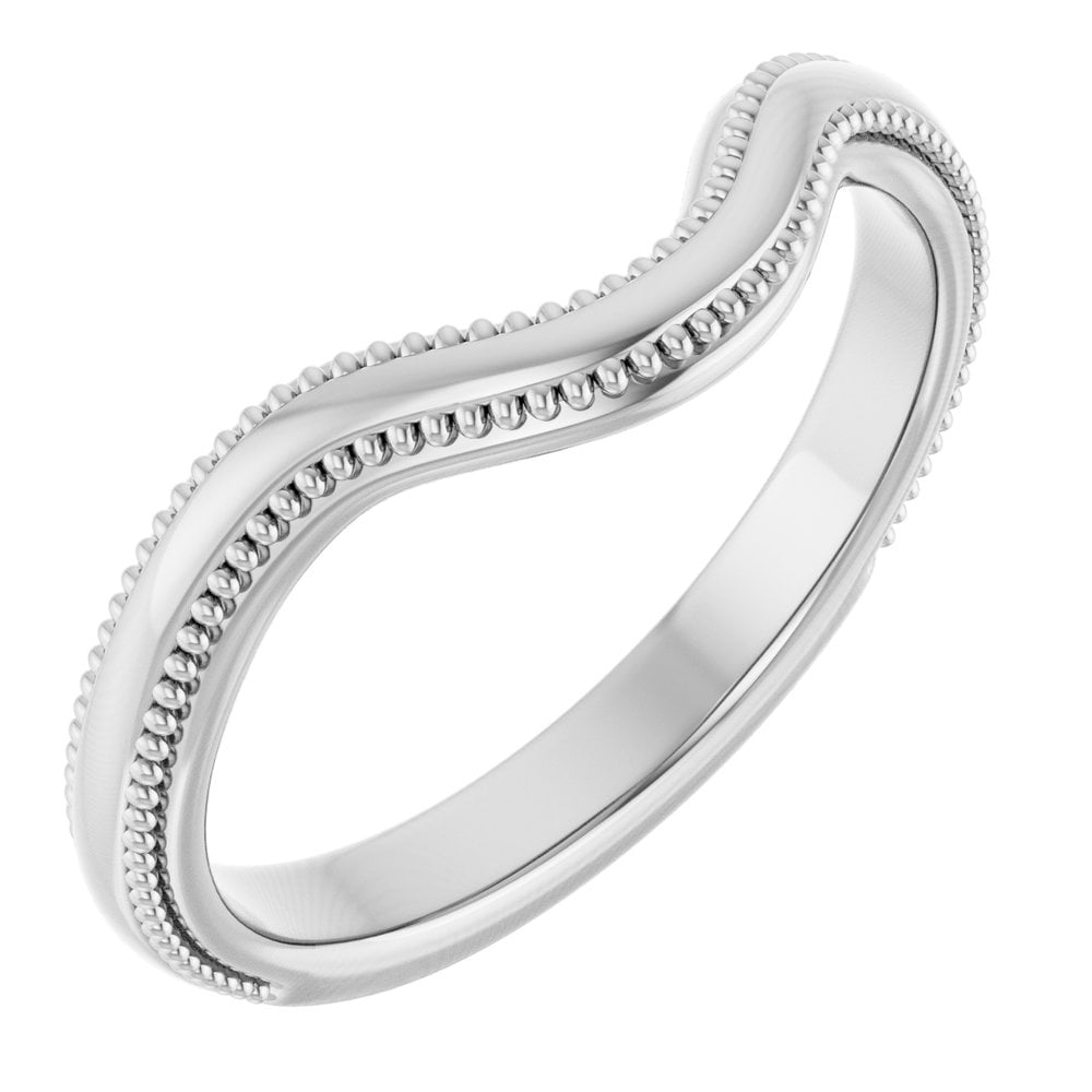 10k White Gold Vintage-Inspired Matching Bridal Wedding Engagement ...