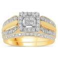 10k Yellow Gold 1/3 Ct.T.W. Diamond Engagement Ring - Walmart.com