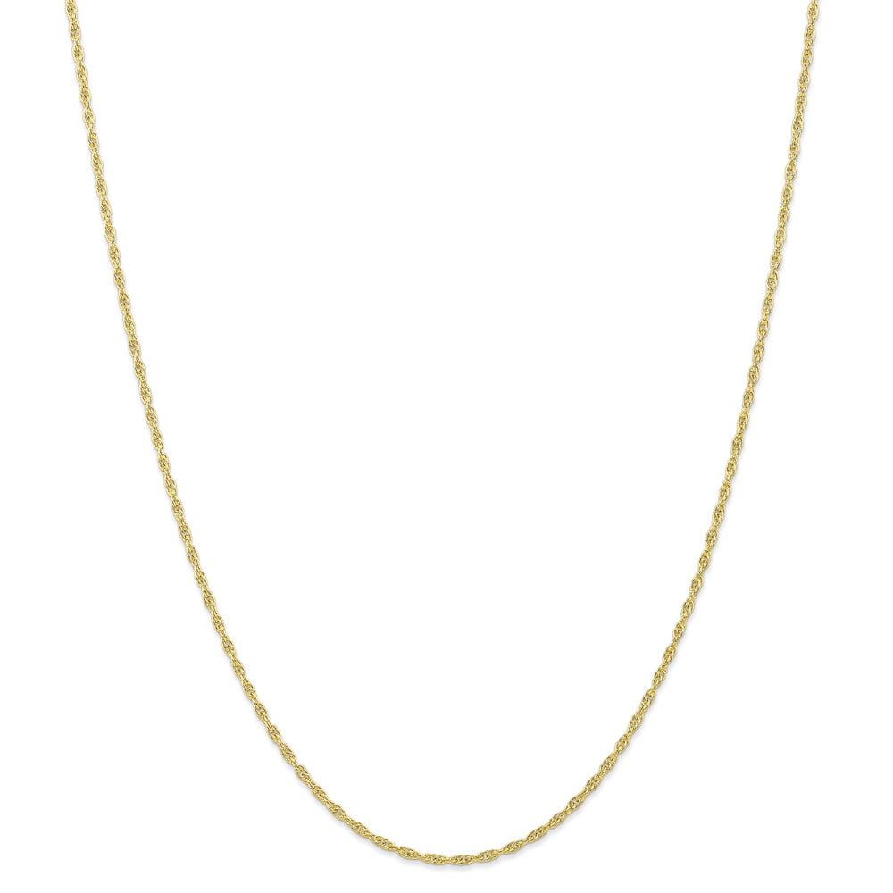 10k Yellow Gold 1.55mm Carded Cable Rope Chain Necklace Fine Jewelry ...
