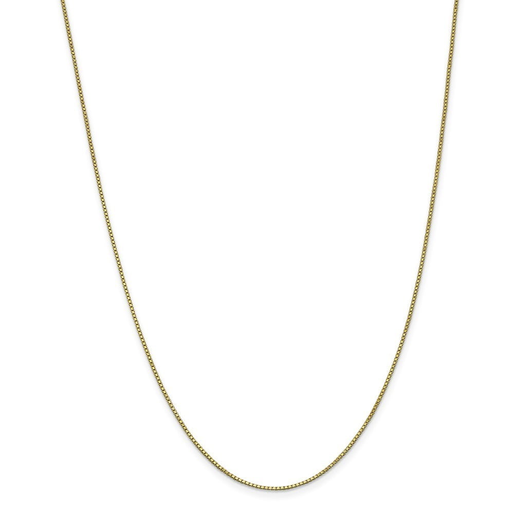 10k Yellow Gold 1mm Box Chain Necklace - 3.7 Grams - 24 Inch - Lobster ...