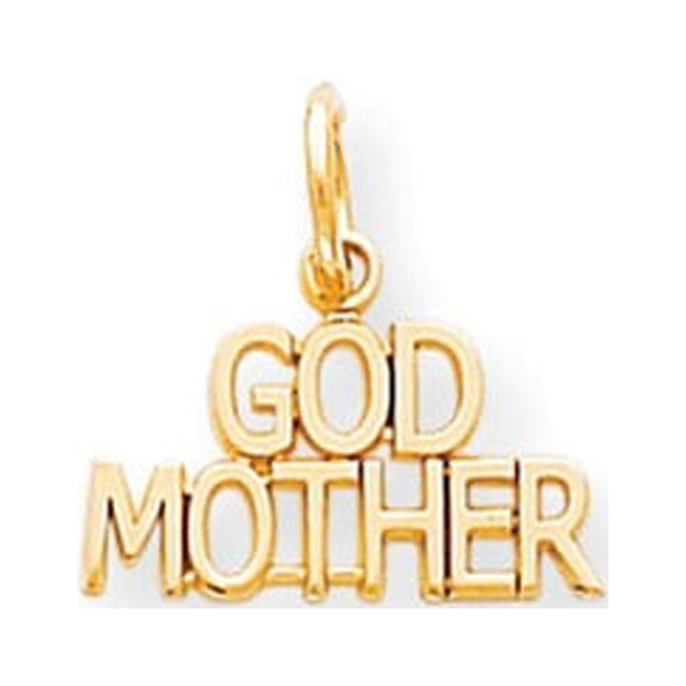 10k Yellow Gold GODMOTHER CHARM - Walmart.com
