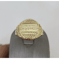 10k Yellow Gold Last Supper Ring Casual Band Genuine Brand New ...