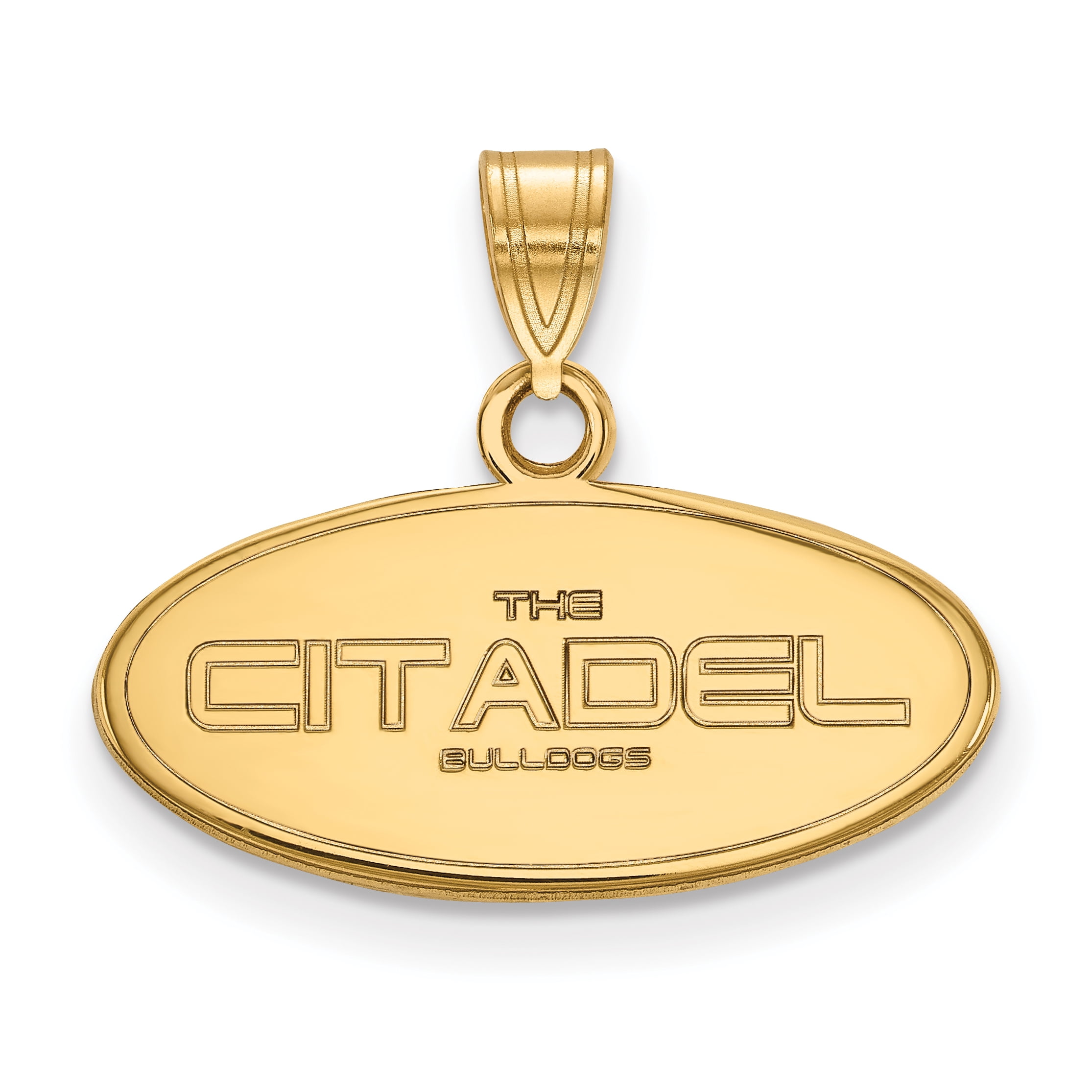 10k Yellow Gold LogoArt Official Licensed Collegiate The Citadel Small ...