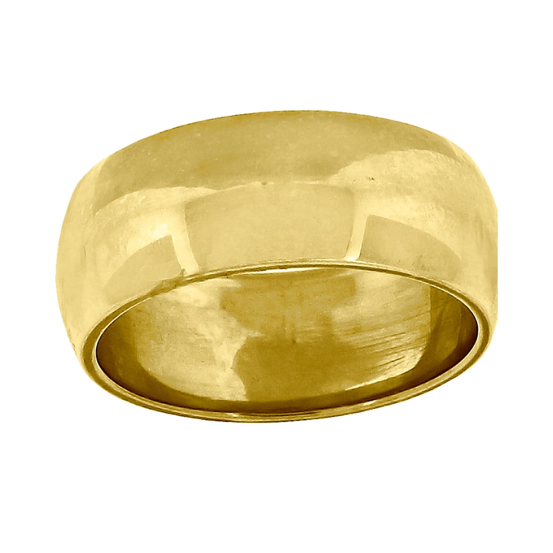 10k Yellow Gold Mens Wedding Band Regular Fit 8mm Size 10-Wedding-Band ...
