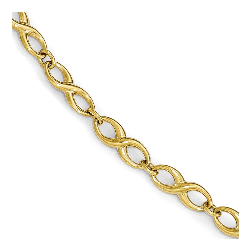 10k Yellow Gold Polished Bracelet - Walmart.com