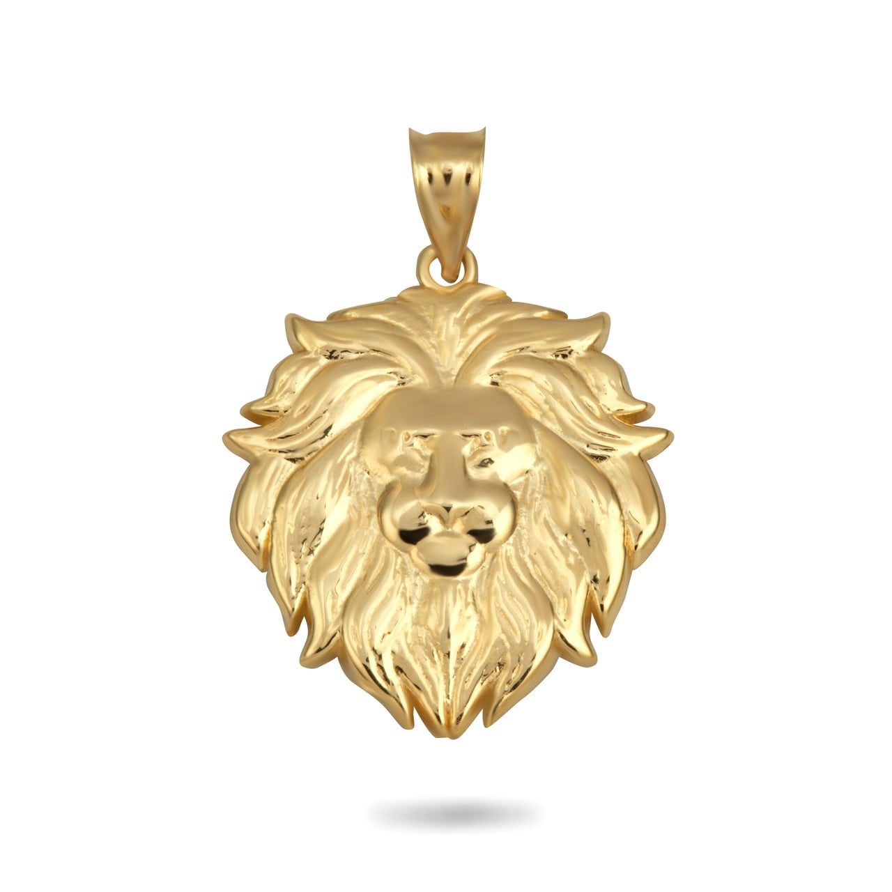 10k Yellow Gold Zodiac Symbol Pendant Necklace Leo (22 Inches ...