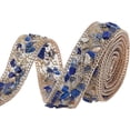 10m 0.7 Inch Rhinestone Trim Hot Fix Ribbon Gem Stone Beaded Iron On ...