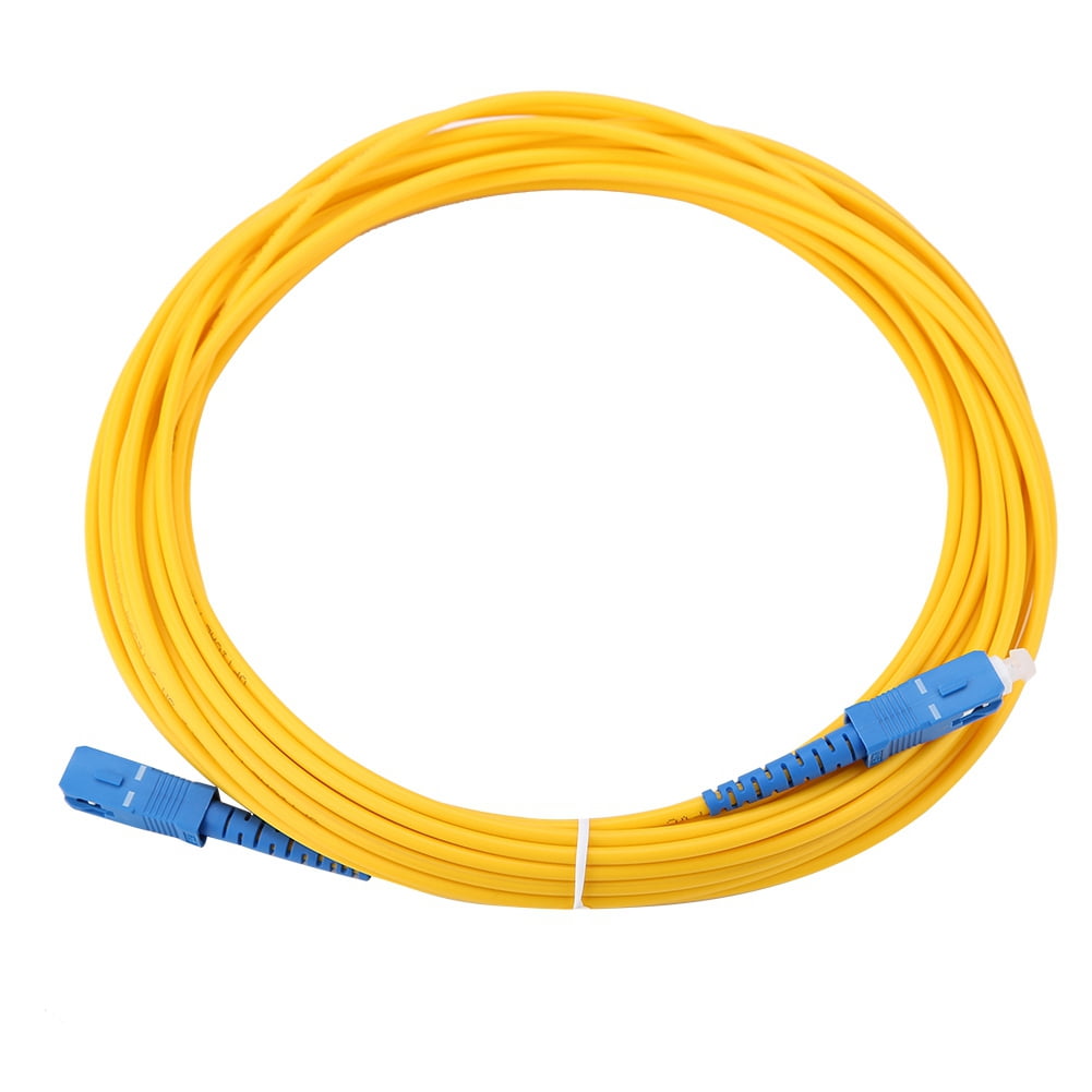 10m/11yd SC to SC Duplex Fiber Patch Cord Jumper Cable Single Mode ...