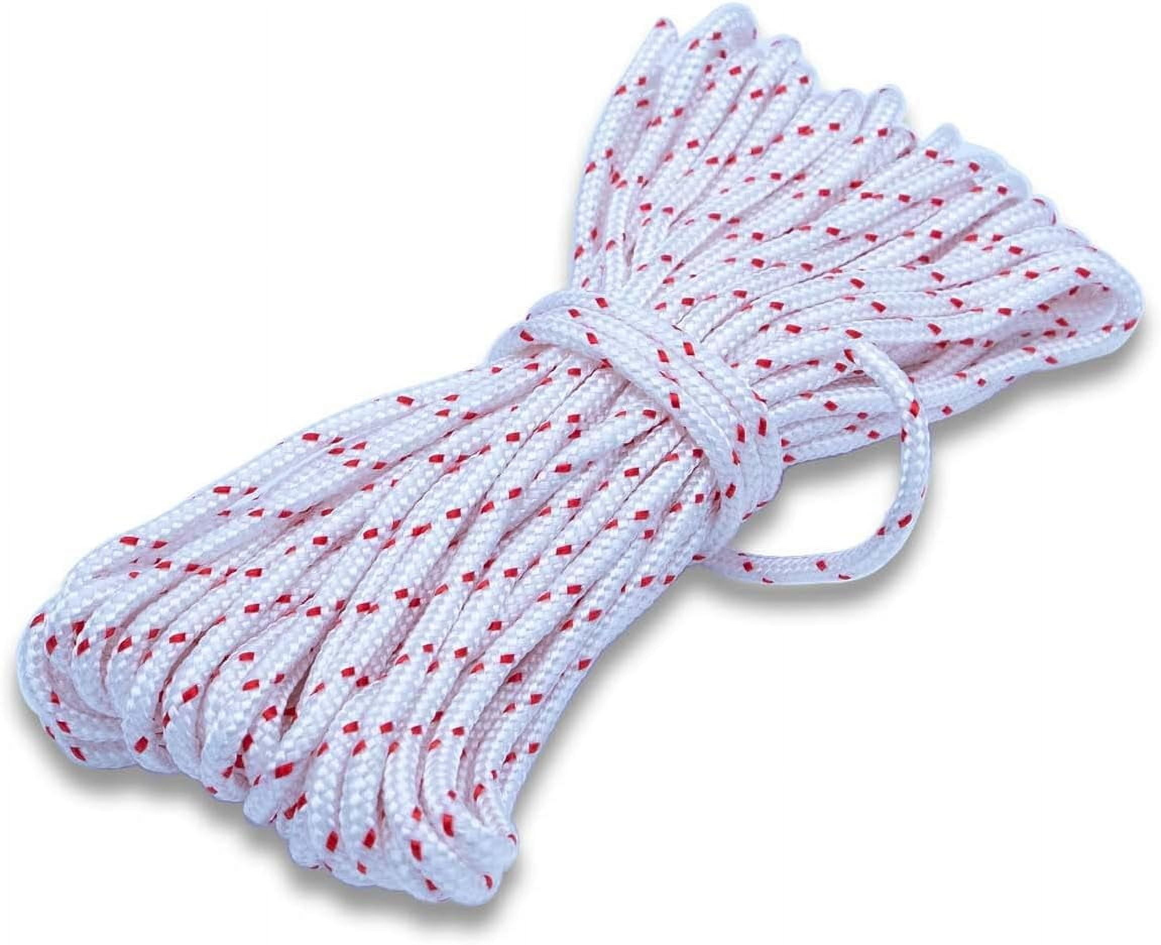 10m 3.5mm Recoil Starter Rope Pull Cord（10 Meters,OD 3.5 mm）for Lawn Mower, String Trimmer ...