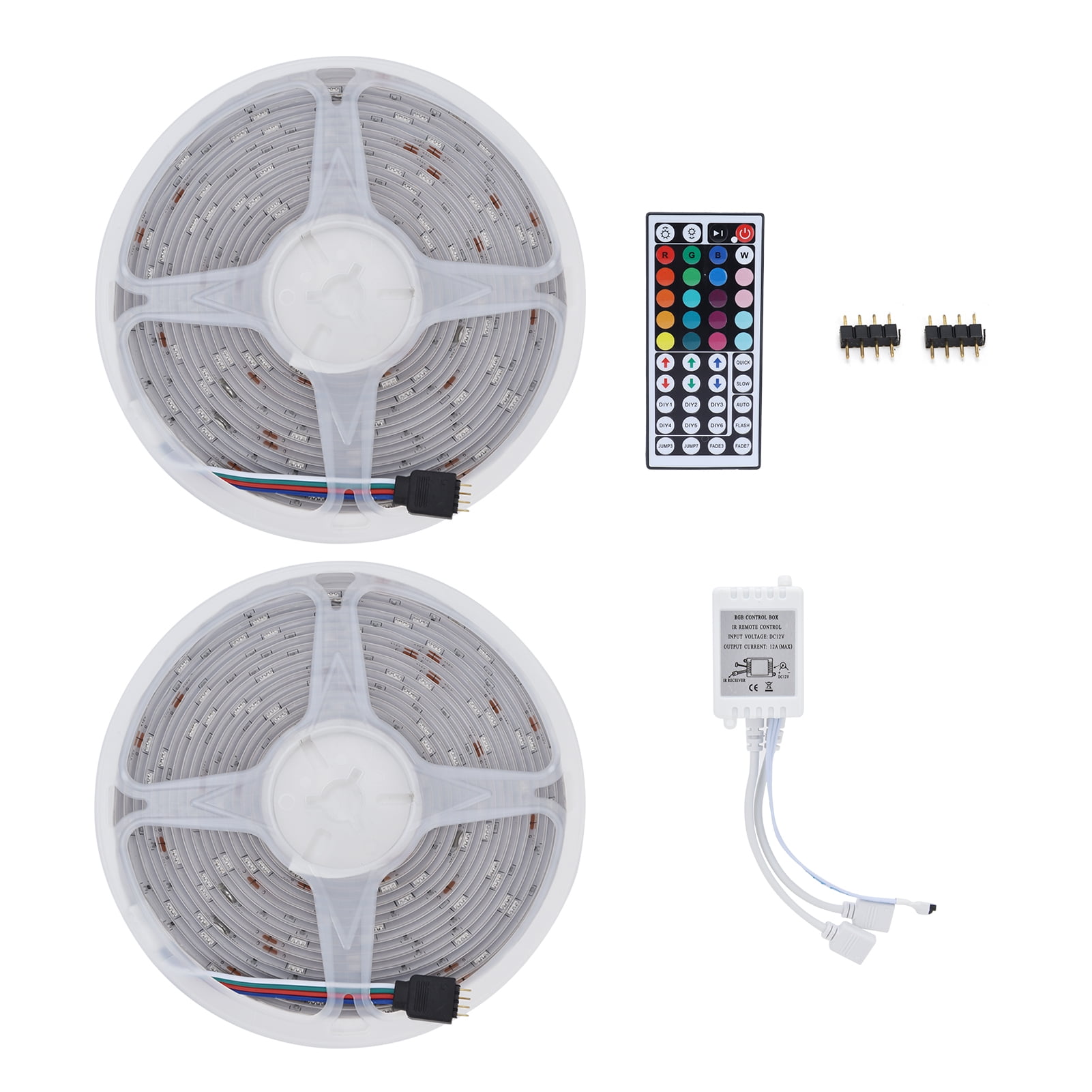 10m/32.4ft LED Colorful Light Strip with 44 Key Remote Control 5050 RGB ...