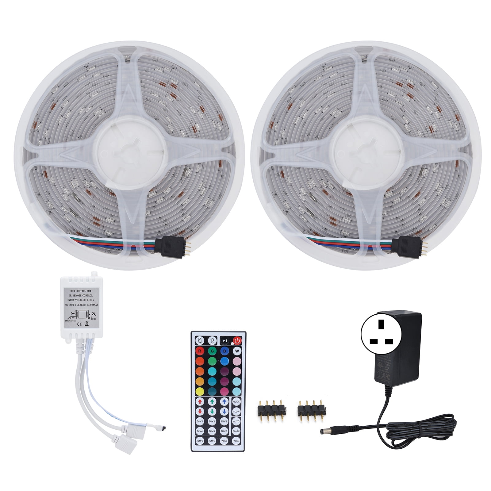 10m/32.4ft LED Colorful Light Strip with 44 Key Remote Control 5050 RGB ...