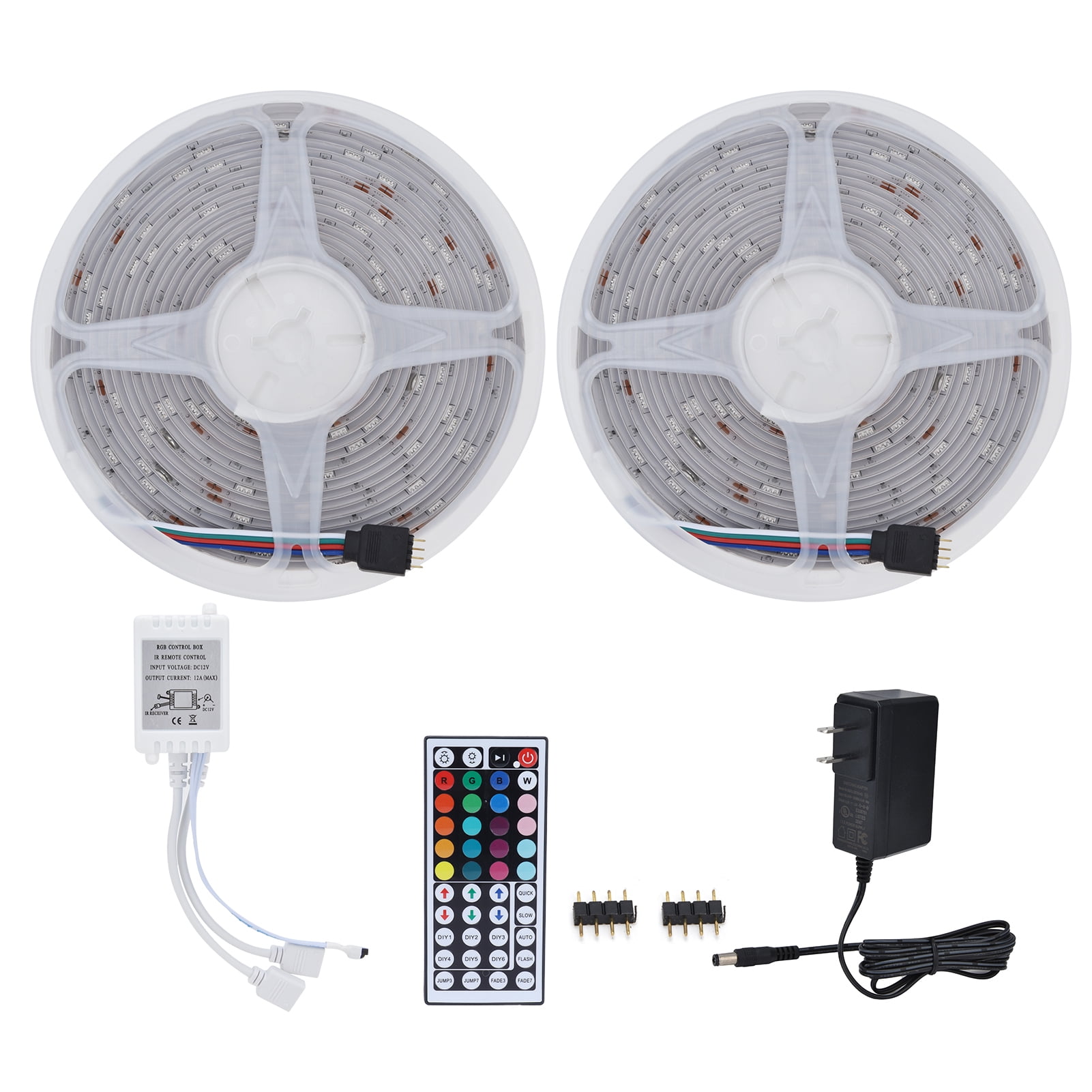 10m/32.4ft LED Colorful Light Strip with 44 Key Remote Control 5050 RGB ...