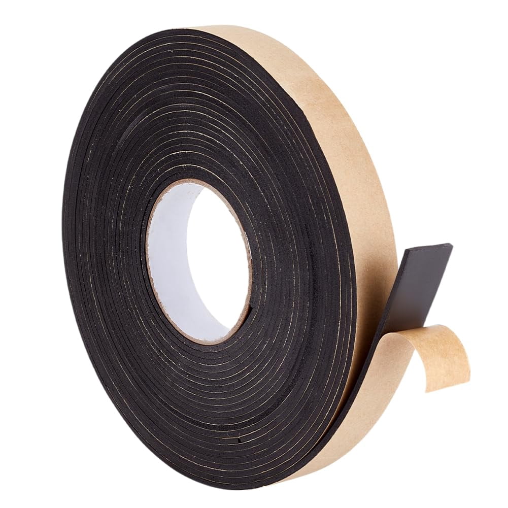 10m/32.8 Feet Single-Sided Adhesive Foam Mounting Tape 1.2 Inch Wide ...