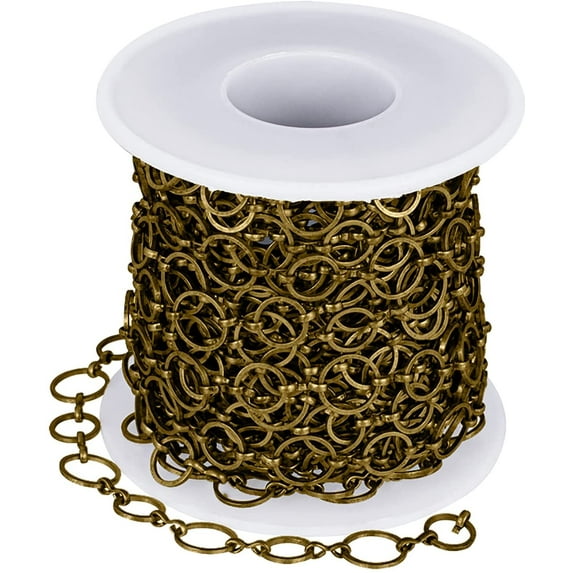 10m/32.80 Feet Bronze Chains Brass Handmade Chains Unwelded Metal ...