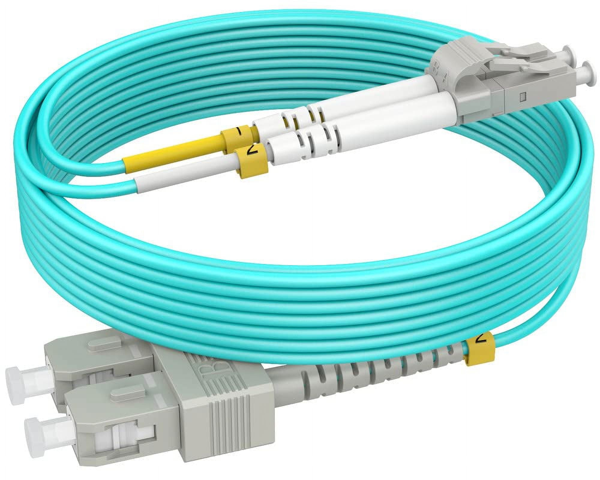 10m(33ft) OS2 SC to LC Single Mode Fiber Patch Cables, Options 1m~153m ...