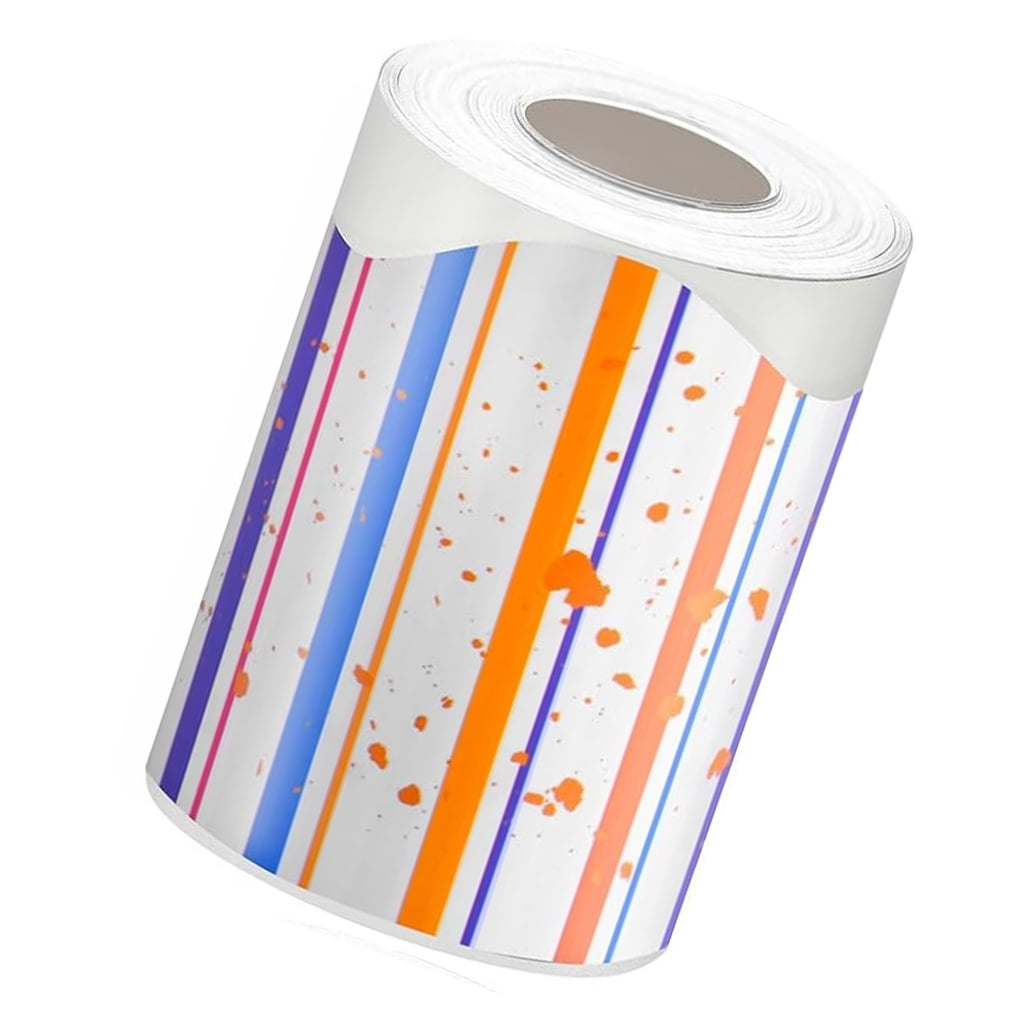 10m Adhesive Bulletin Board Trim for Classroom Decorations Colorful ...