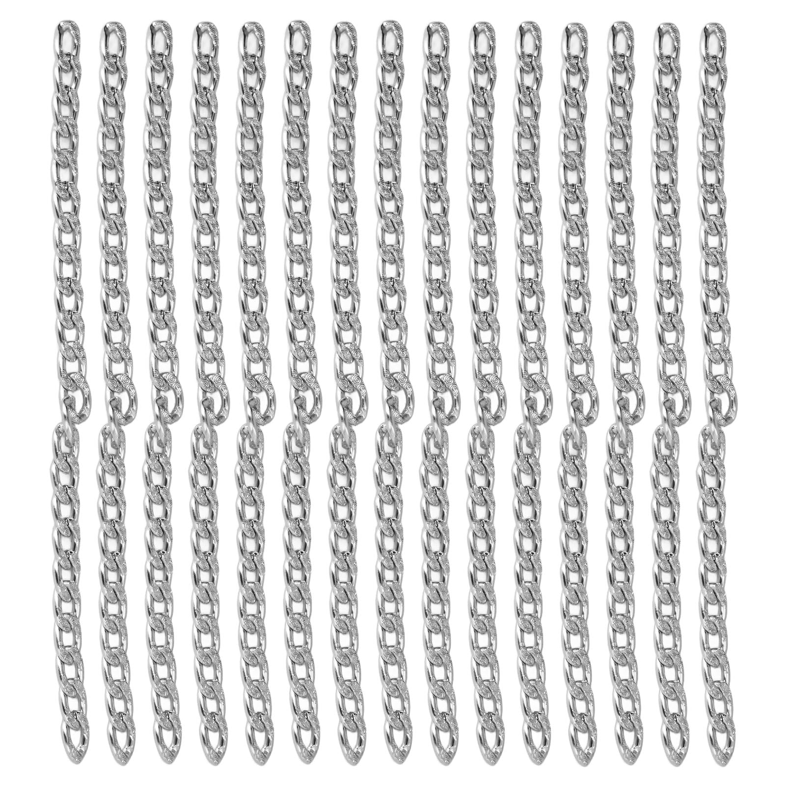 10m Aluminum Curb Chains Personalized DIY Twisted Links Curb Chain for ...